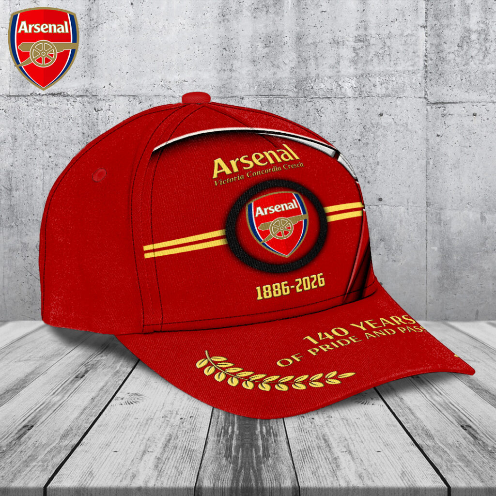 Arsenal FC 140 Years Classic Cap – MAITM14380 | Gifnestbuys