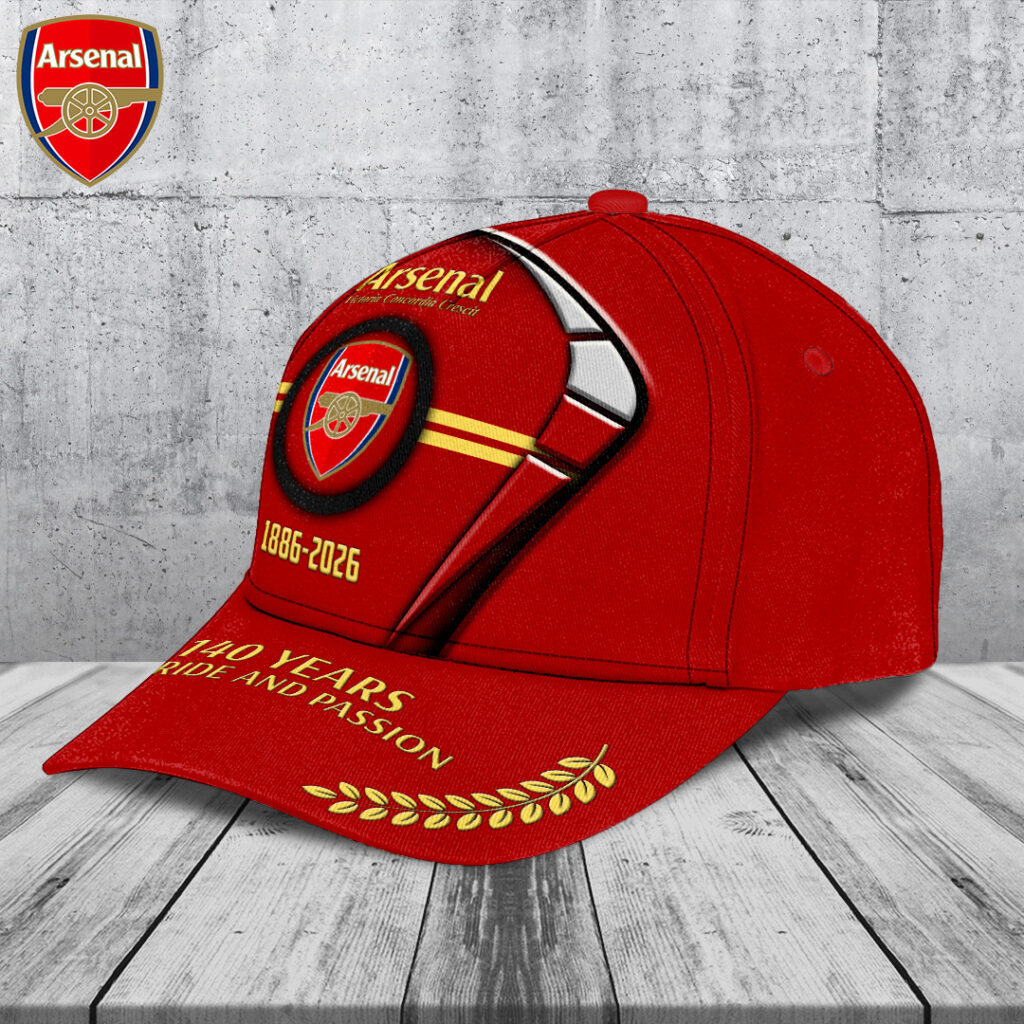 Arsenal FC 140 Years Classic Cap – MAITM14380 | Gifnestbuys