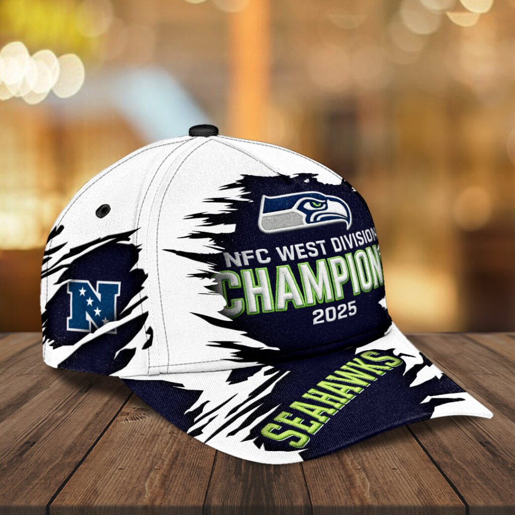 Seattle Seahawks 2025 NFC West Champions Classic Cap – MAITM14387 ...
