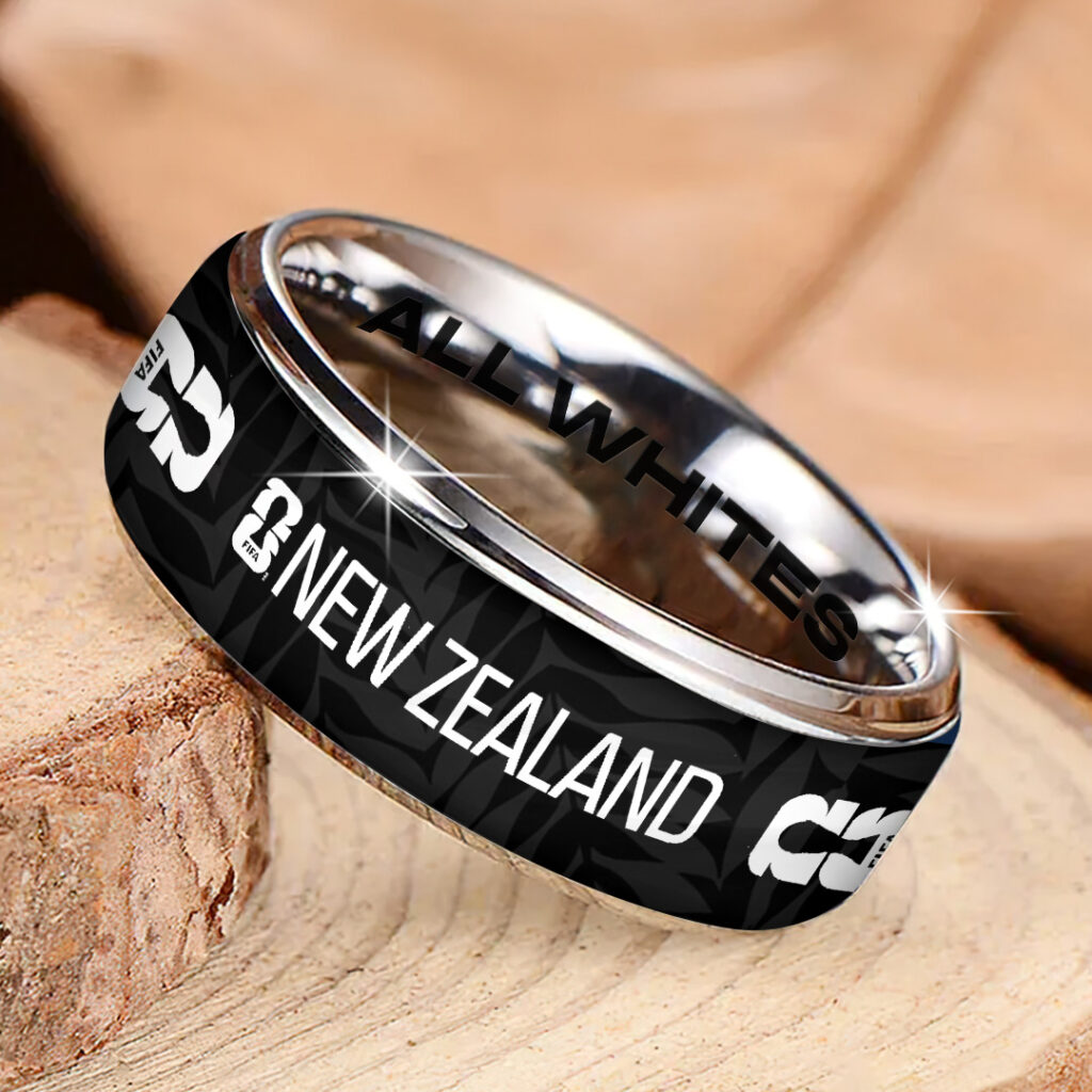 New Zealand National Football Team 2026 World Cup Custom Alloy Ring ...