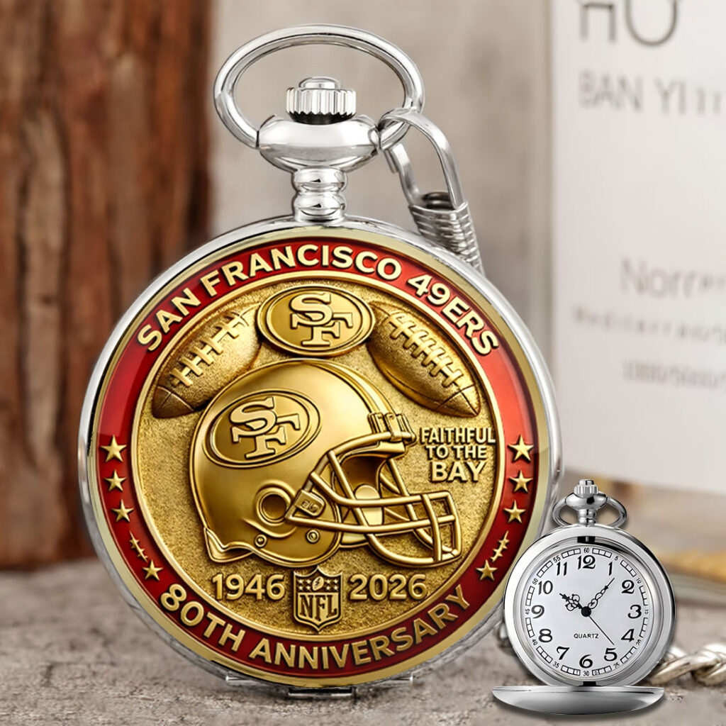 San Francisco 49ers 80th Anniversary Pocket Watch – HOATT16029 ...
