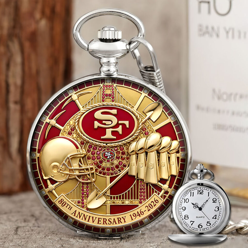 San Francisco 49ers 80th Anniversary Pocket Watch – MAITM14541 ...