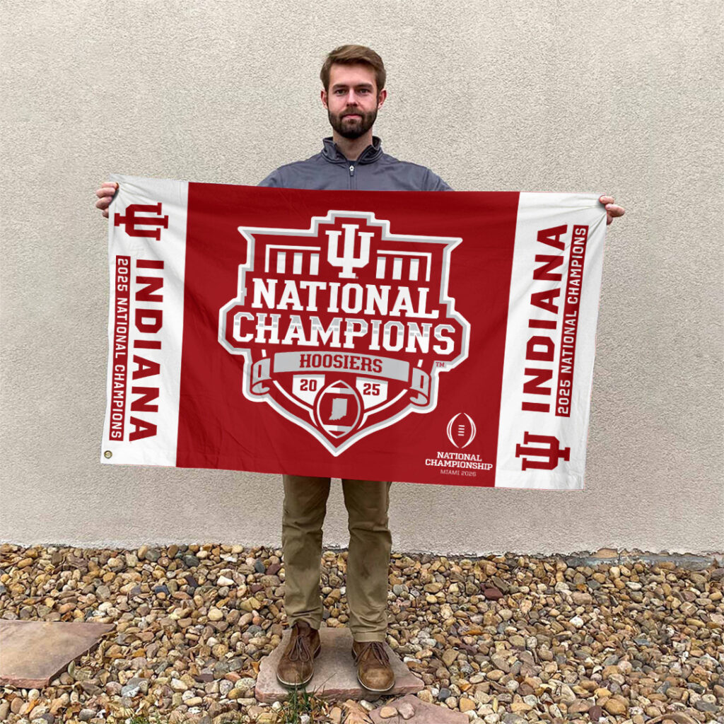 Indiana Hoosiers Football 2025 National Champions 3D Double-side House ...