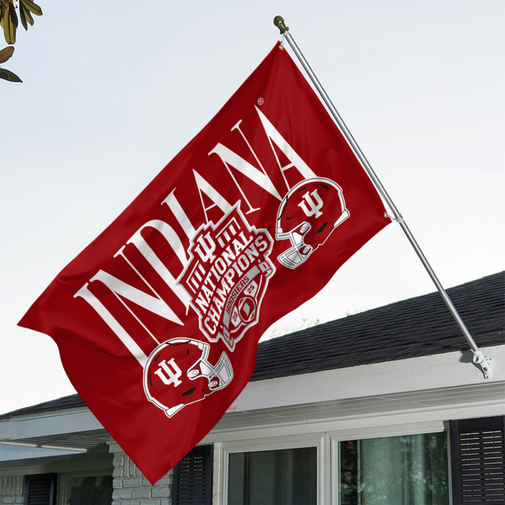 Indiana Hoosiers Football 2025 National Champions 3D Double-side House ...