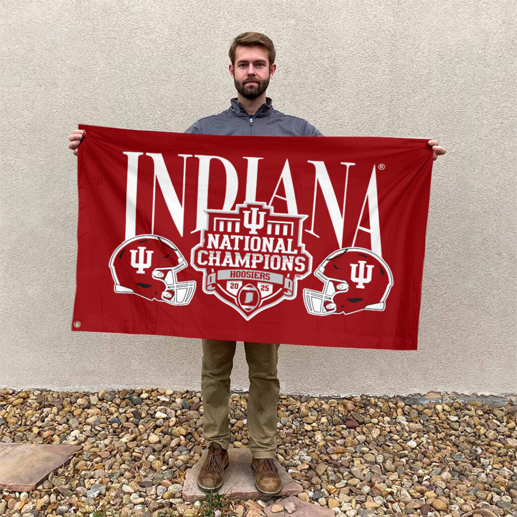 Indiana Hoosiers Football 2025 National Champions 3D Double-side House ...