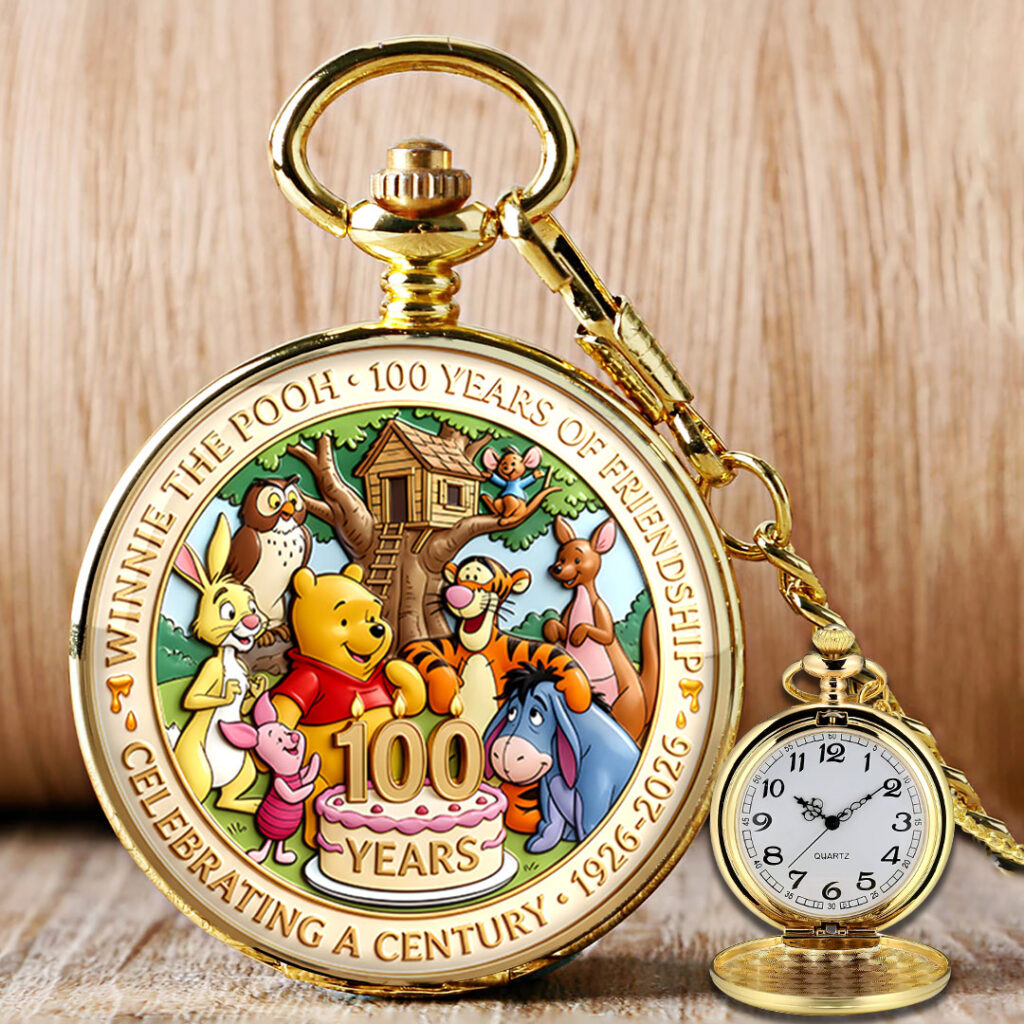 Winnie-the-Pooh 100th Anniversary Pocket Watch – HOATT16004.1 | Gifnestbuys