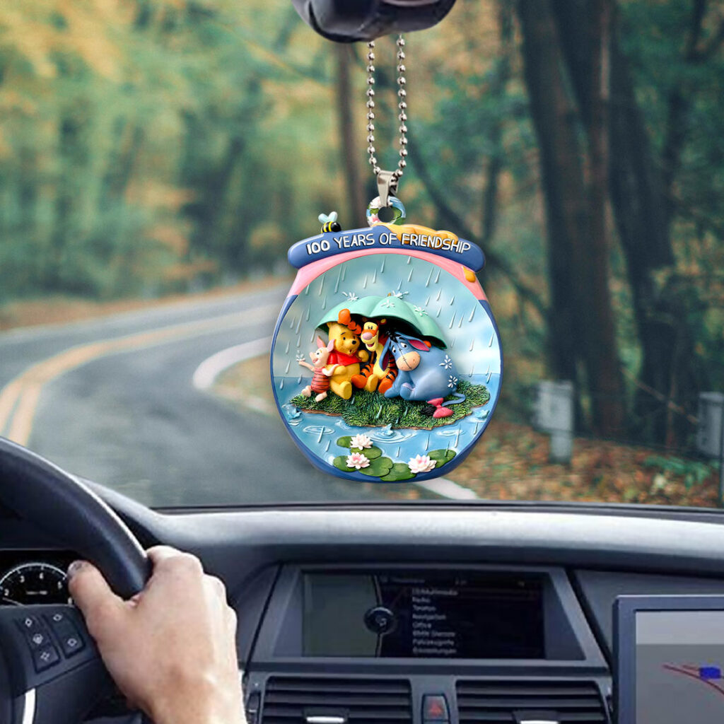 Winnie-the-Pooh 100th Anniversary Custom shape 2-sided Acrylic Car ...