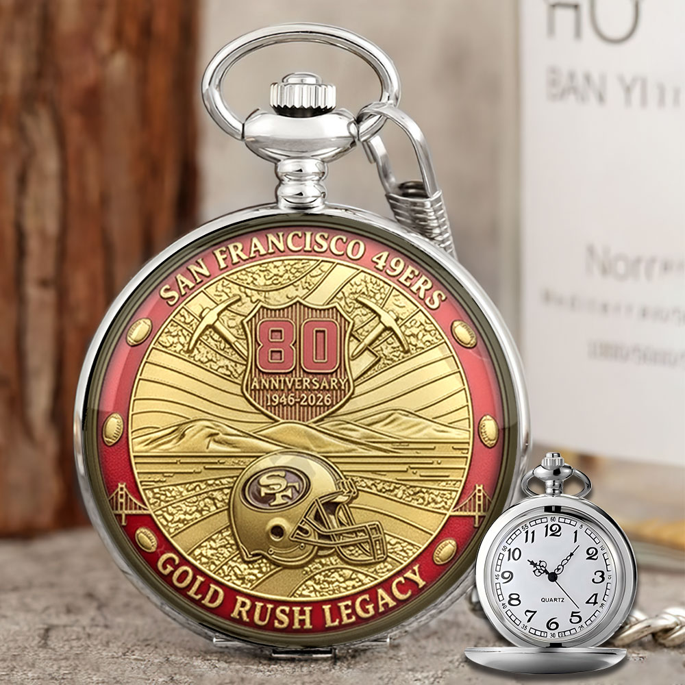 San Francisco 49ers 80th Anniversary Pocket Watch – MAITM14730 ...
