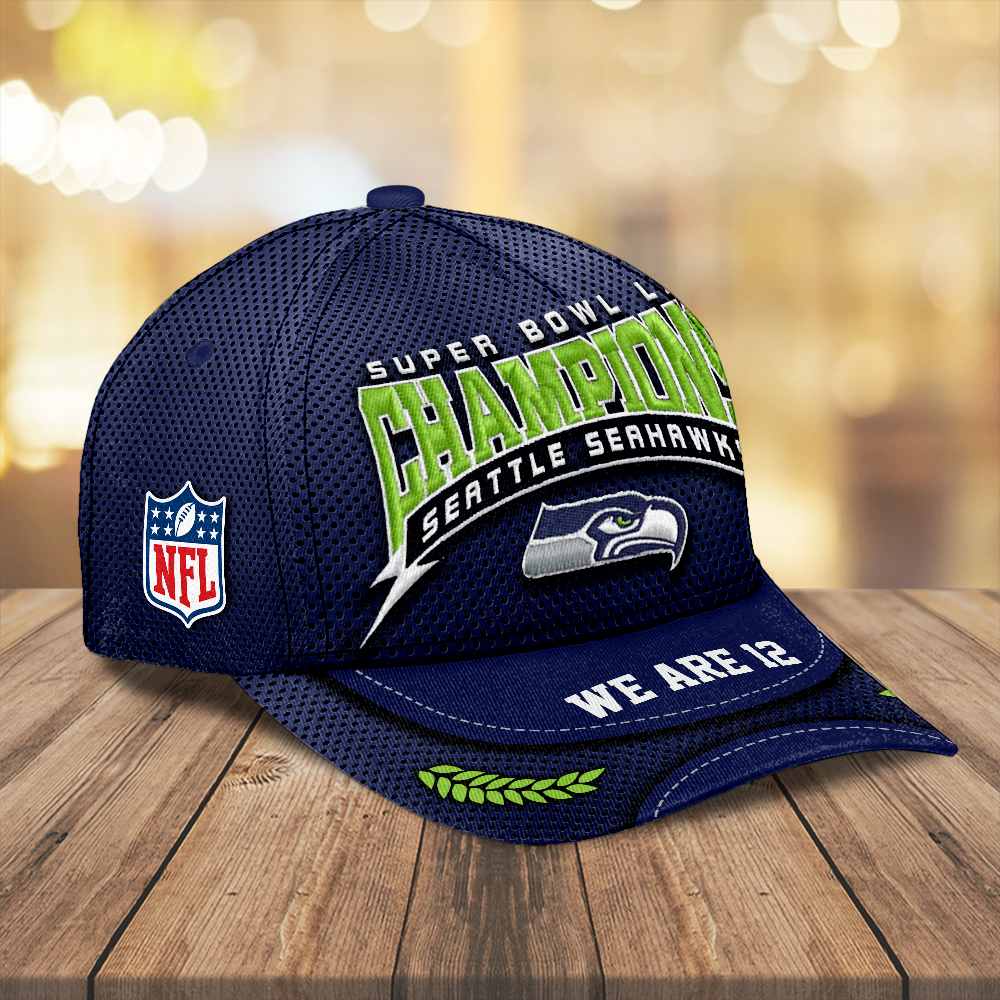 Seattle Seahawks Super Bowl LX Champions Classic Cap – MAITM14778 ...