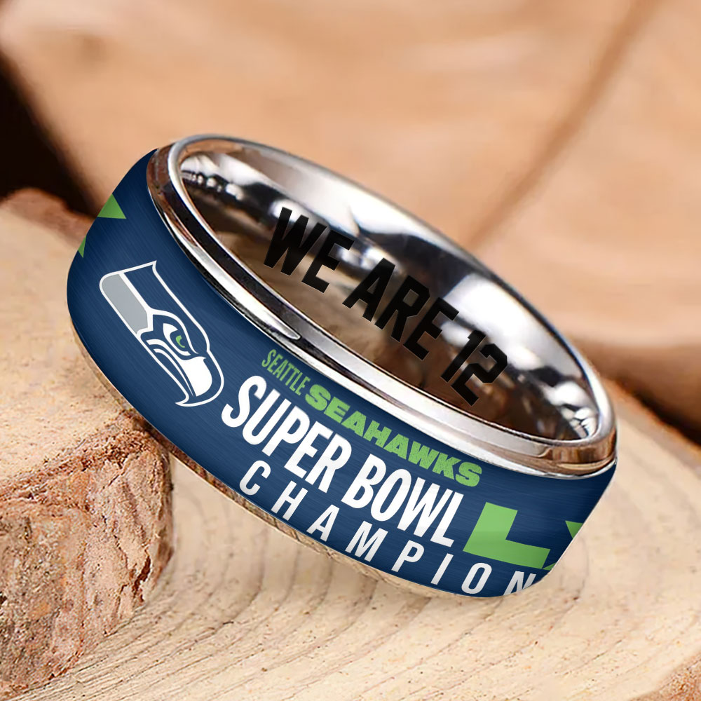 Seattle Seahawks Super Bowl LX Champions Custom Alloy Ring – MAITM14784 ...