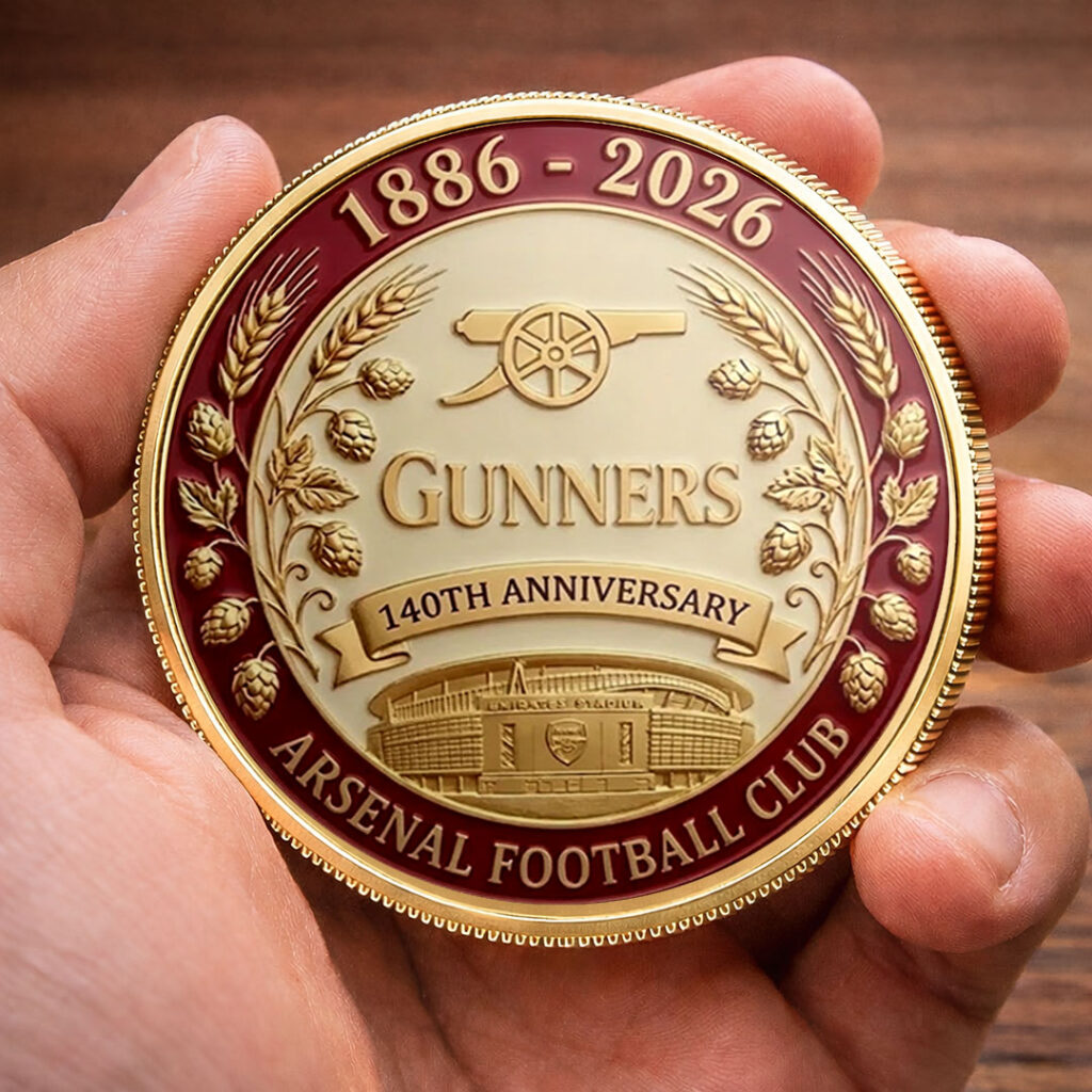 Arsenal FC 140th Anniversary Commemorative Coin – MAITM15080 | Gifnestbuys