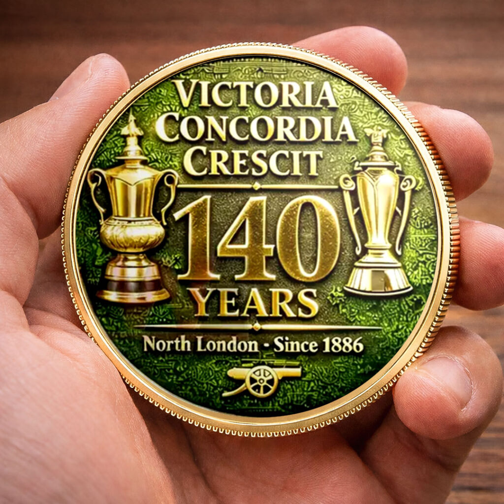 Arsenal FC 140th Anniversary Commemorative Coin – MAITM15082 | Gifnestbuys