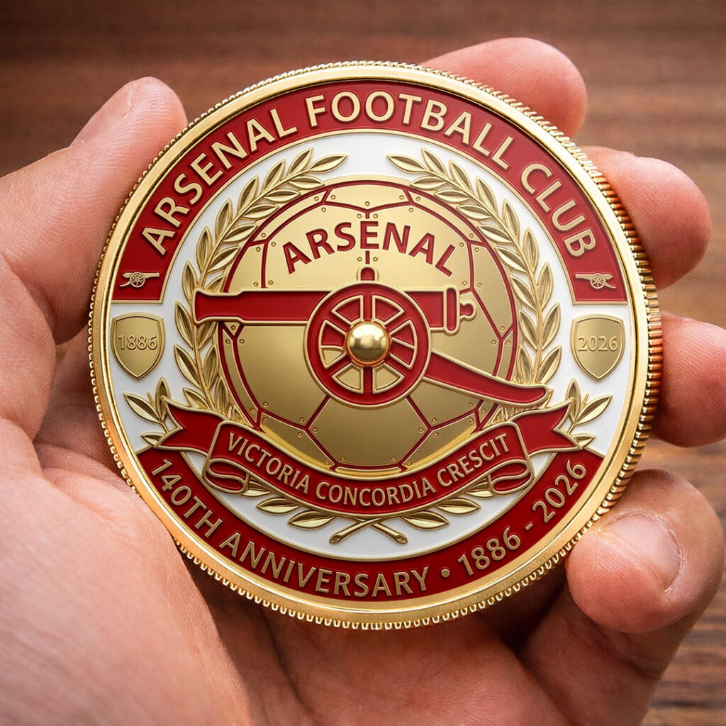 Arsenal FC 140th Anniversary Commemorative Coin – MAITM15119 | Gifnestbuys