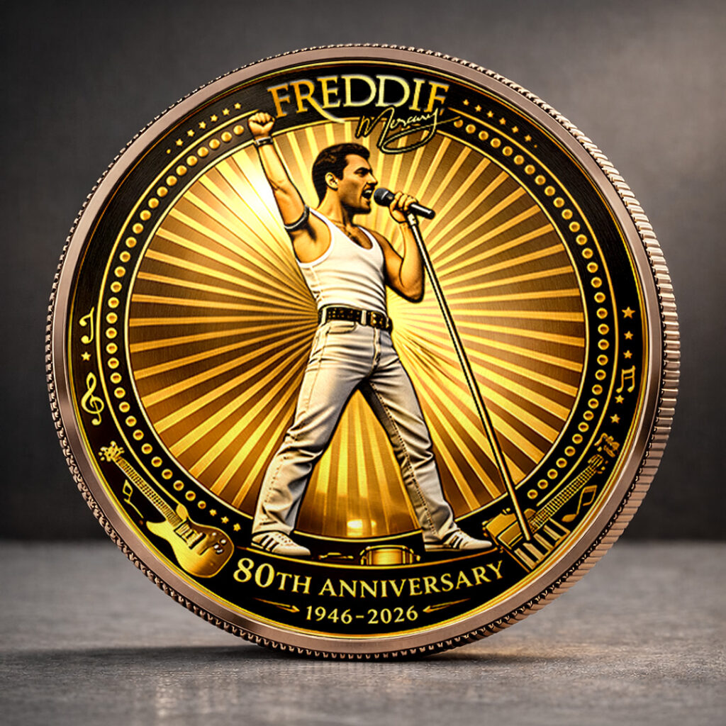Freddie Mercury 80th Anniversary Commemorative Coin – MAITM15144 ...