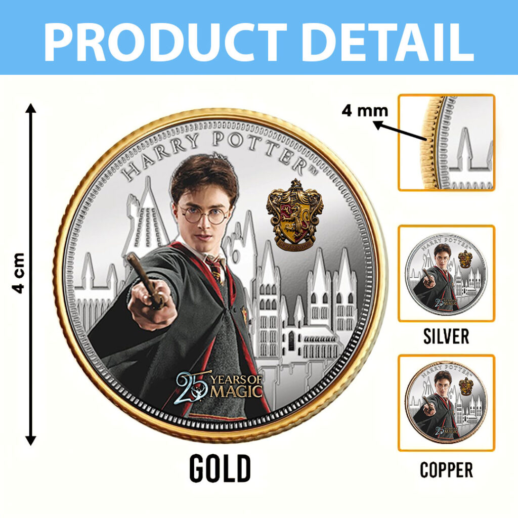 Harry Potter 25 Years of Magic Commemorative Coin – MAITM15125 ...