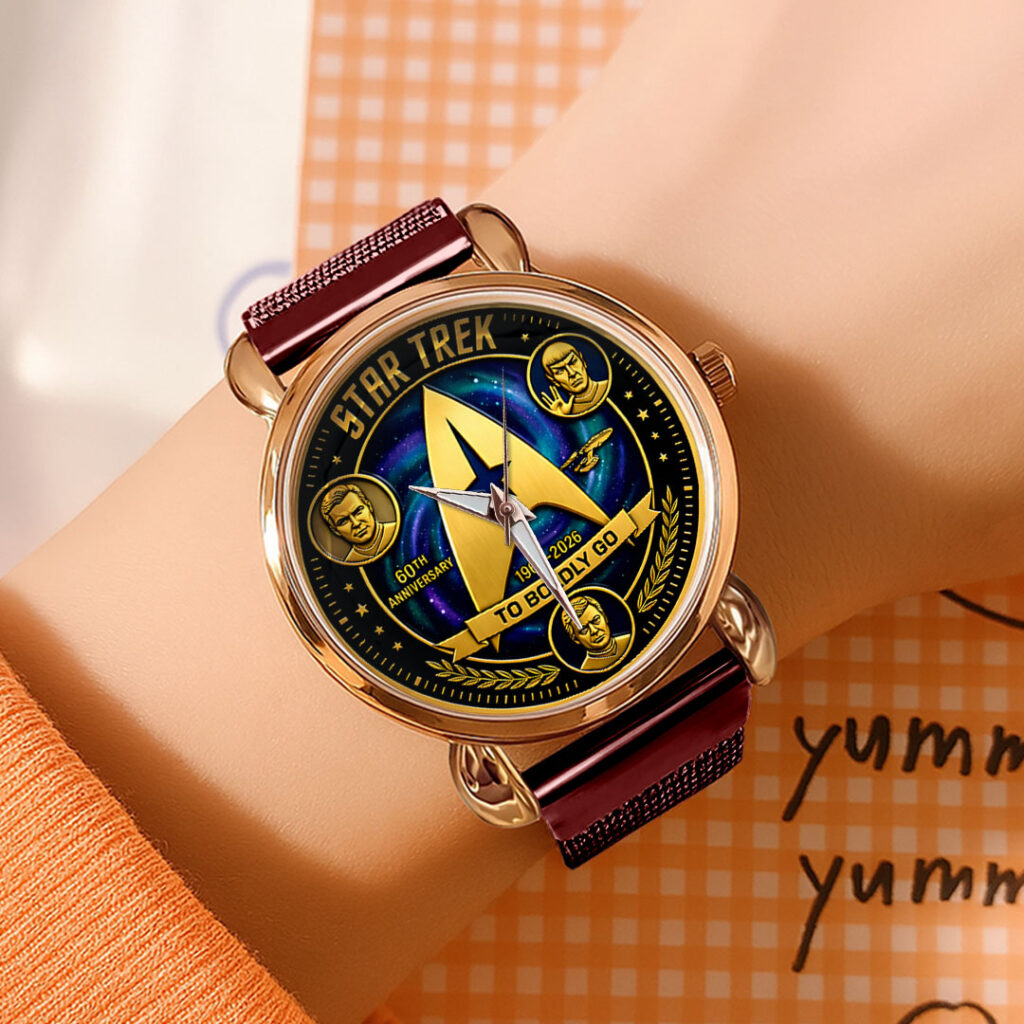 Star Trek 60th Anniversary Mesh Strap Quartz Watch – HOATT16531 ...