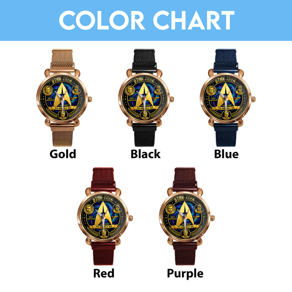 Star Trek 60th Anniversary Mesh Strap Quartz Watch – HOATT16531 ...