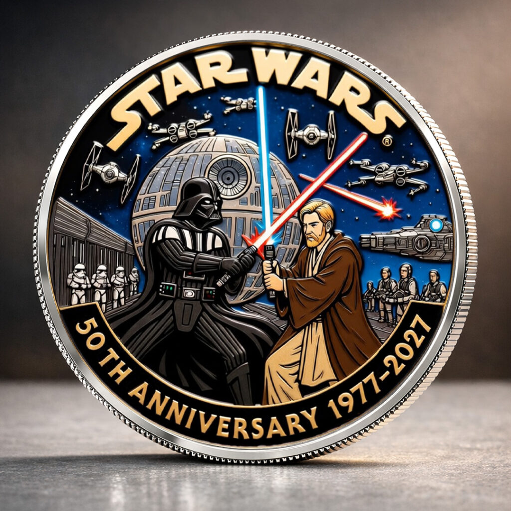 Star Wars 50th Anniversary Commemorative Coin – TMTHU4719 | Gifnestbuys
