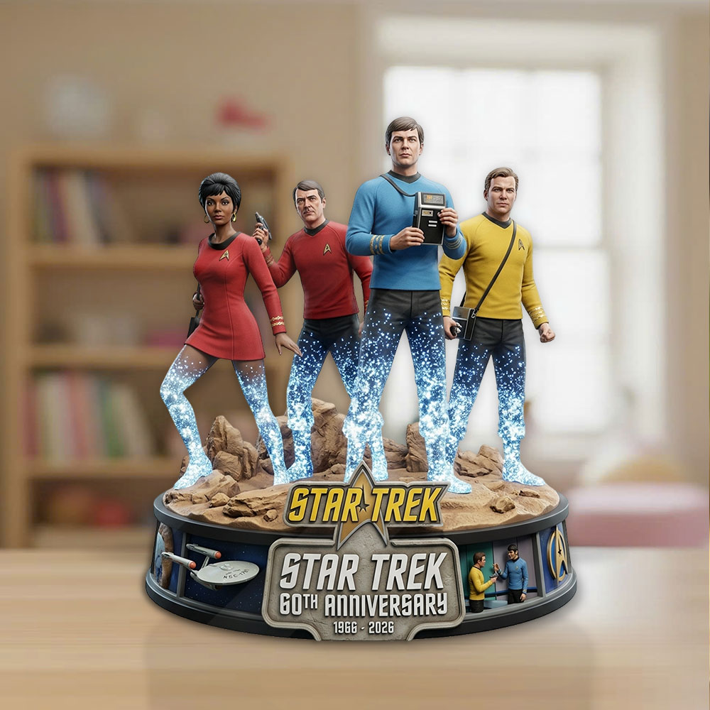 Star Trek 60th Anniversary 2026 Custom Shape Acrylic Plaque – TMTHU5032 ...