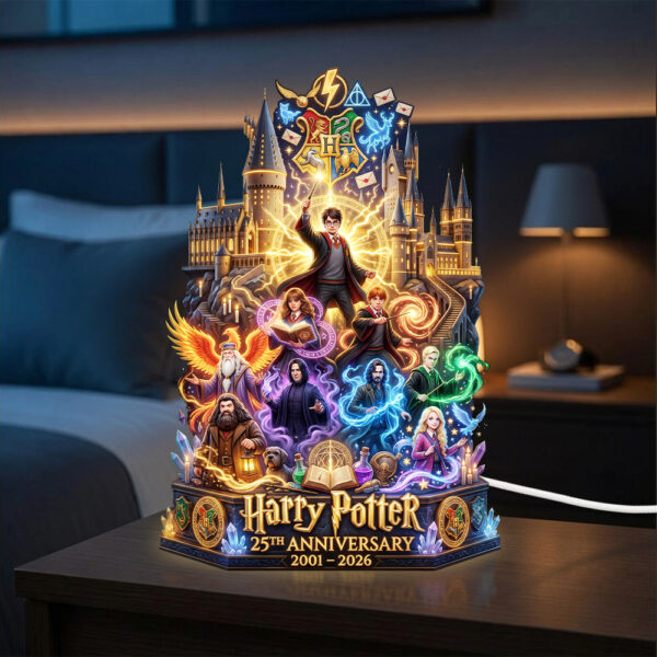 Harry Potter 25th Anniversary 2026 Custom Shape Acrylic Light Box ...